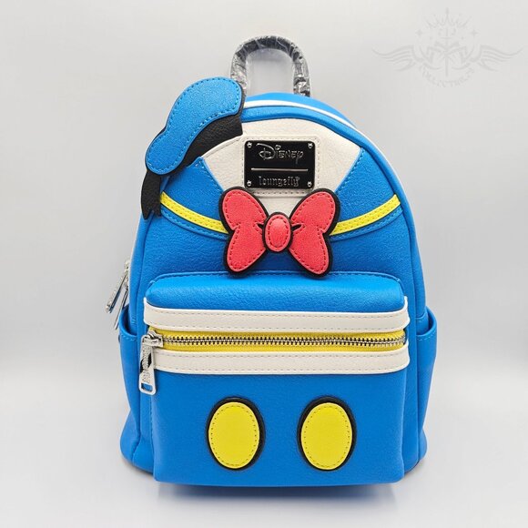 Loungefly | Bags | Loungefly Disney Donald Duck Blue Mini Backpack ...
